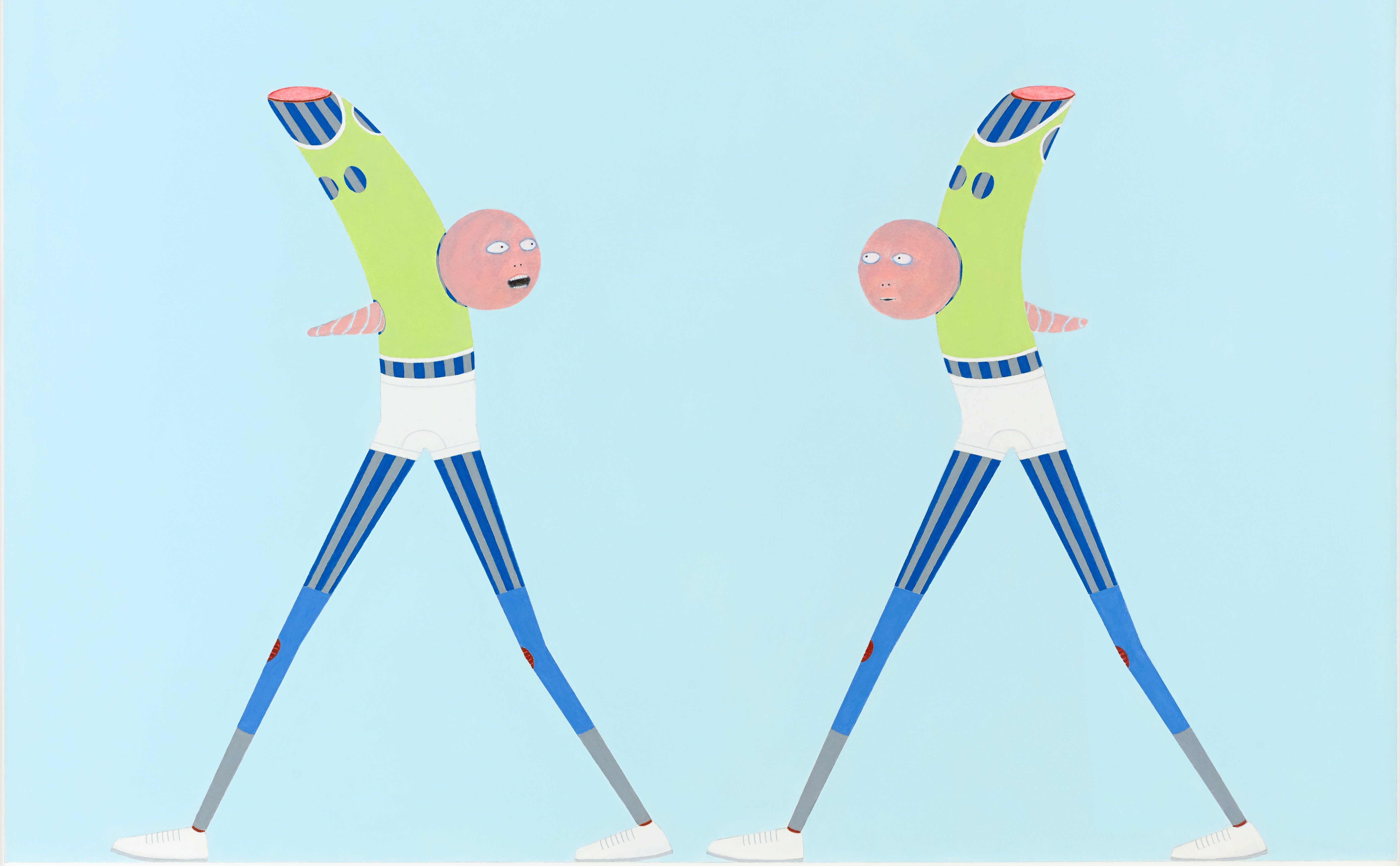 In Laylah Ali’s New Paintings, Headless Figures Speak Volumes - Artsy