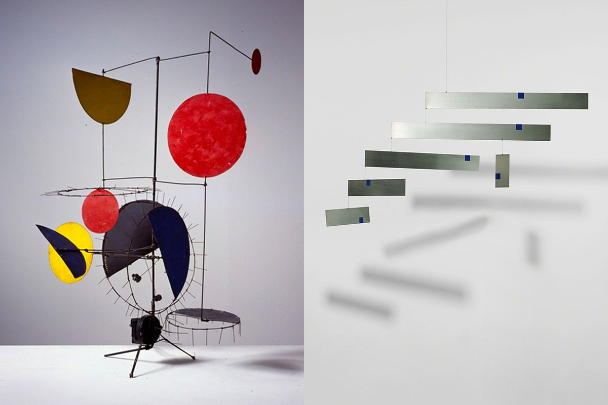 Mobile Sculpture Example : This is the base of a hanging artwork.