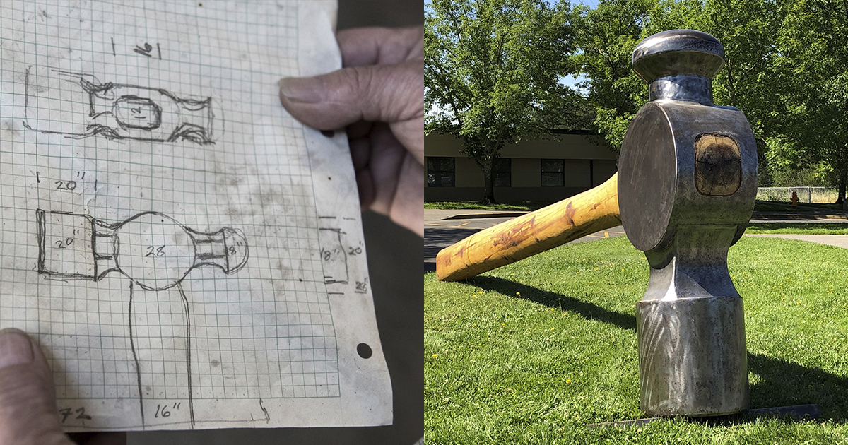 The Case of the Disappearing 800-Pound Hammer Sculpture - Artsy