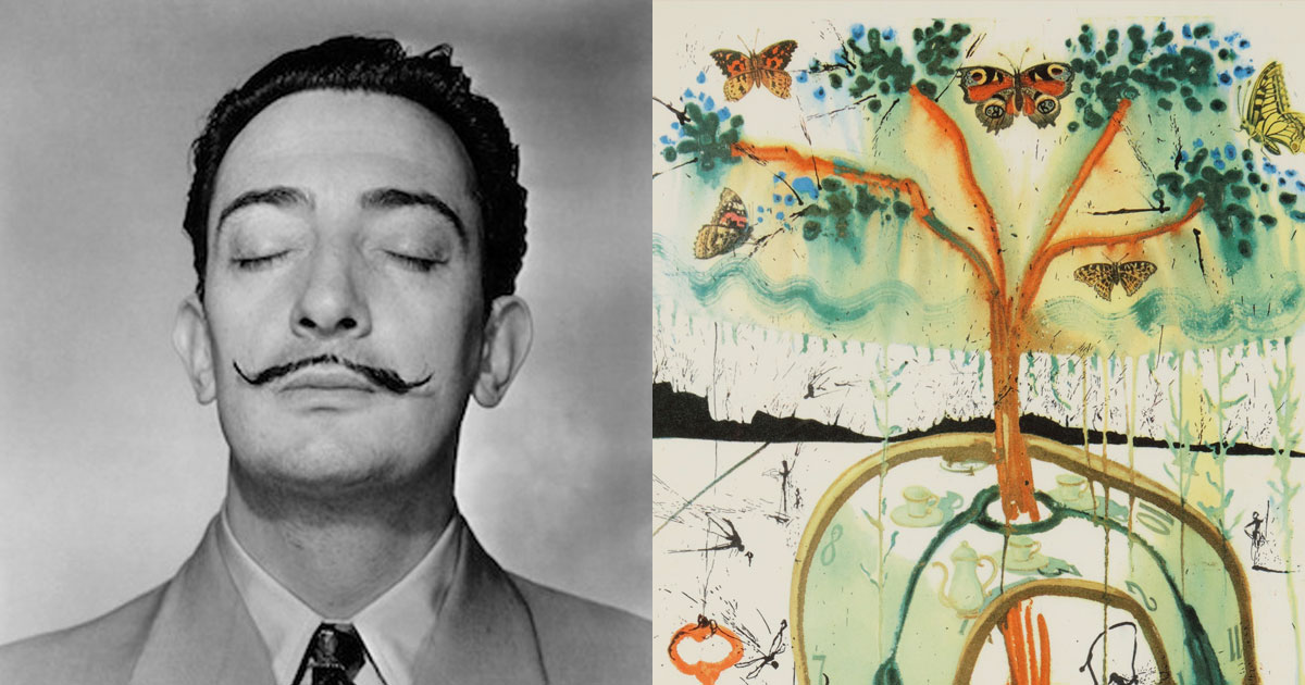 Salvador Dalí Illustrated Famous Books, from the Bible to Alice in ...