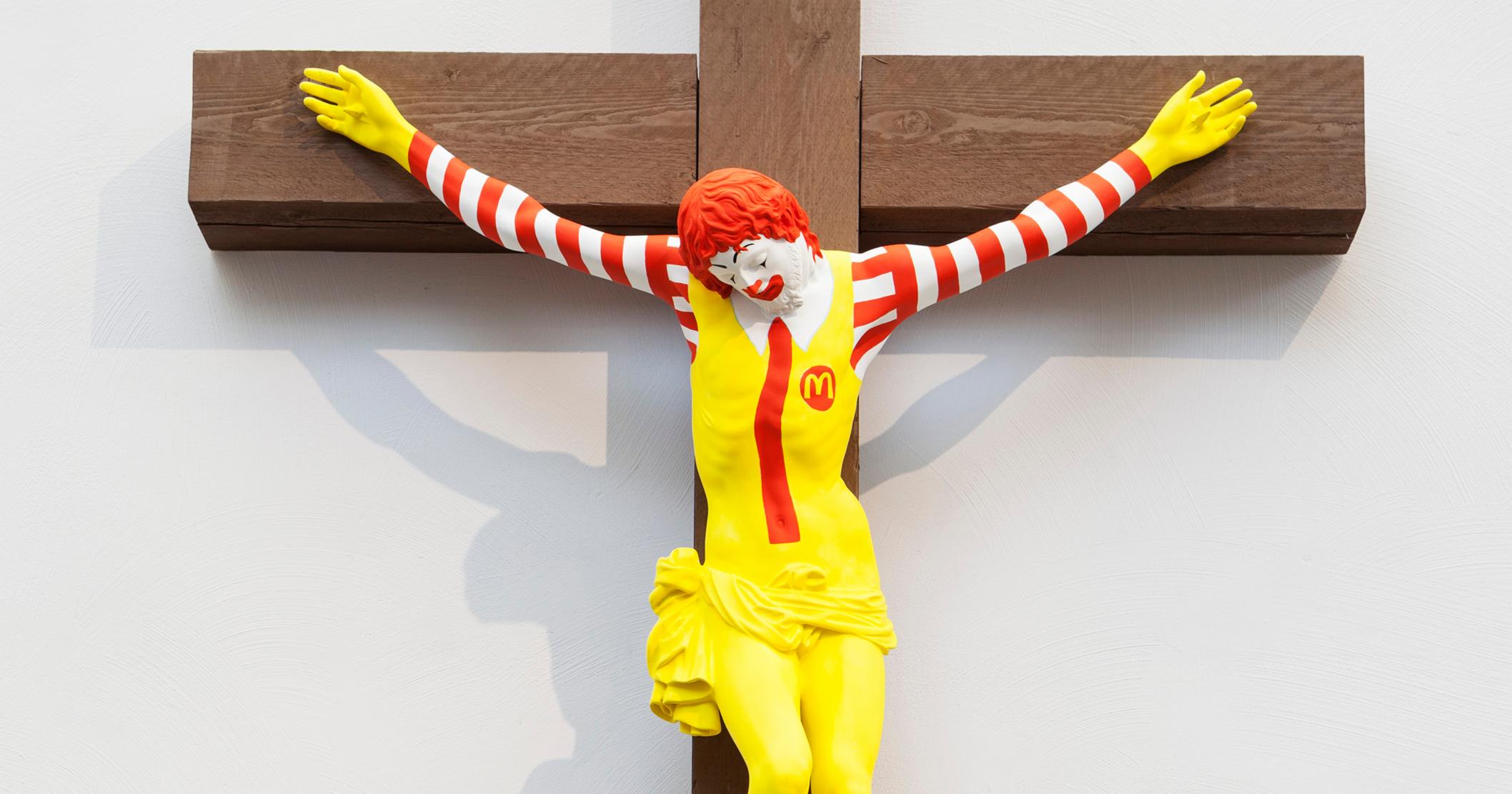 ‘McJesus’ Sculpture Prompts Throwing of Molotov Cocktails at Israel’s ...